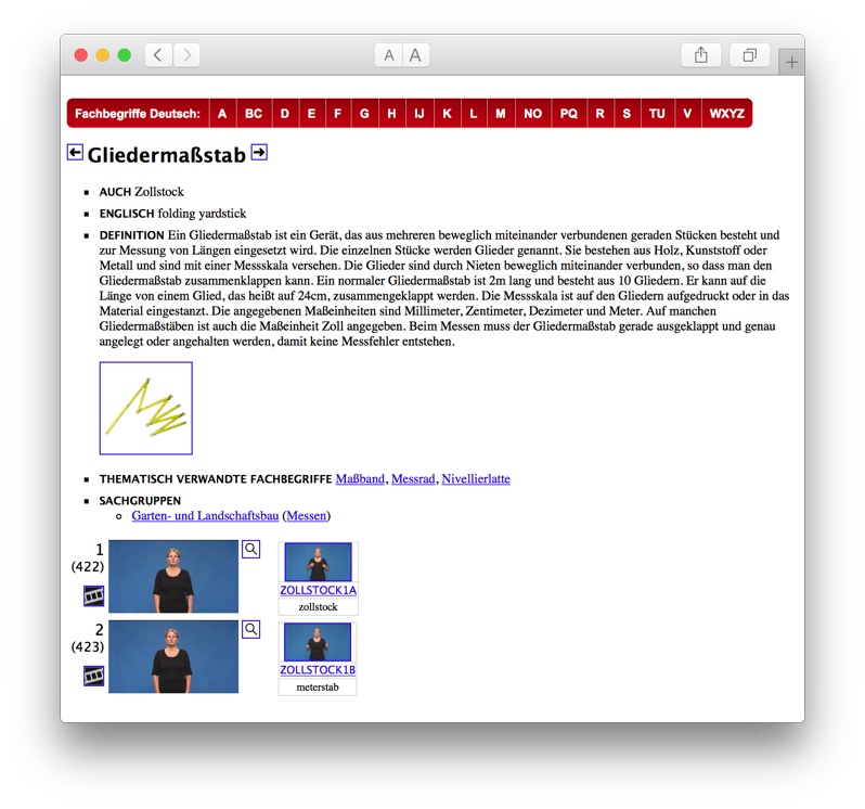 Hinweise zur Benutzung: Lexikoneinträge